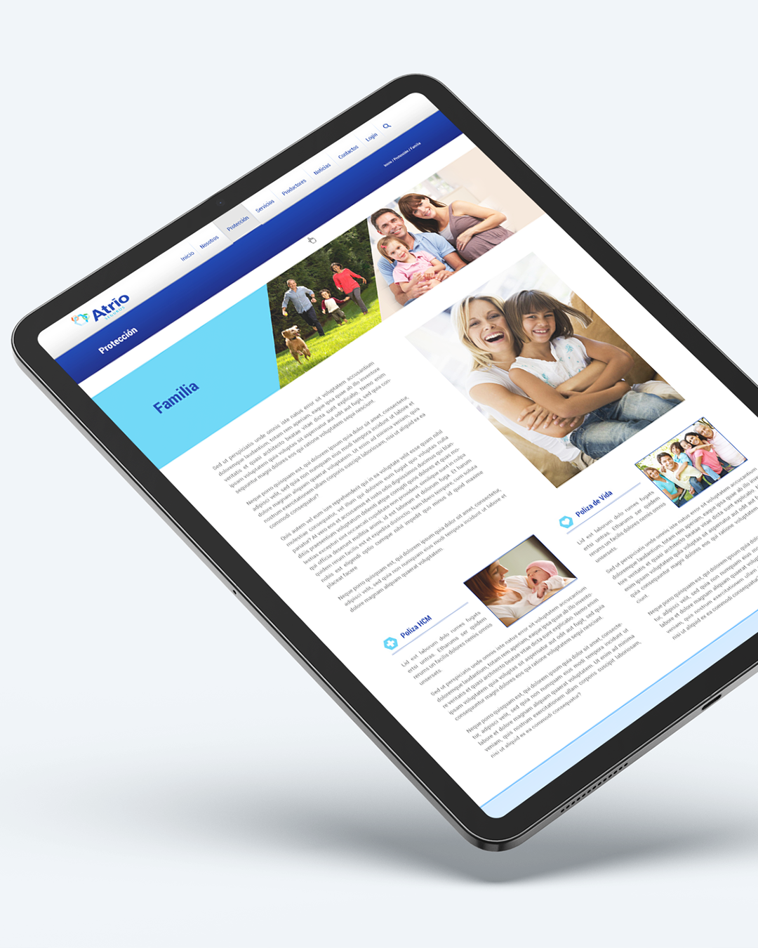 Atrio Insurance Web Portal | LogosCorp