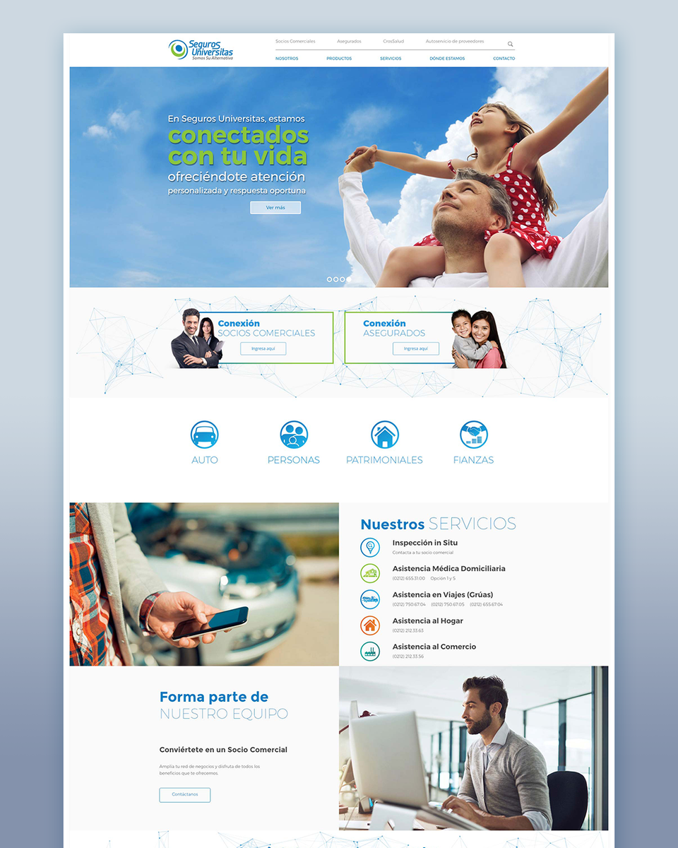 Universitas Insurance Web Portal | LogosCorp