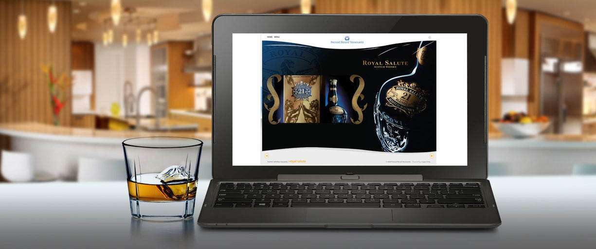 Pernod Ricard Contenido Multimedia, Portafolio de productos interactivo ...