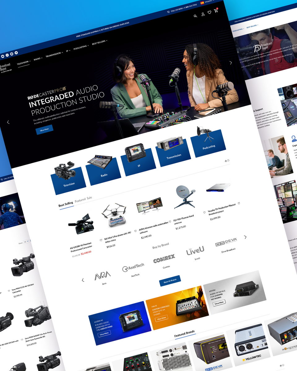 The Broadcast Depot eCommerce | LogosCorp