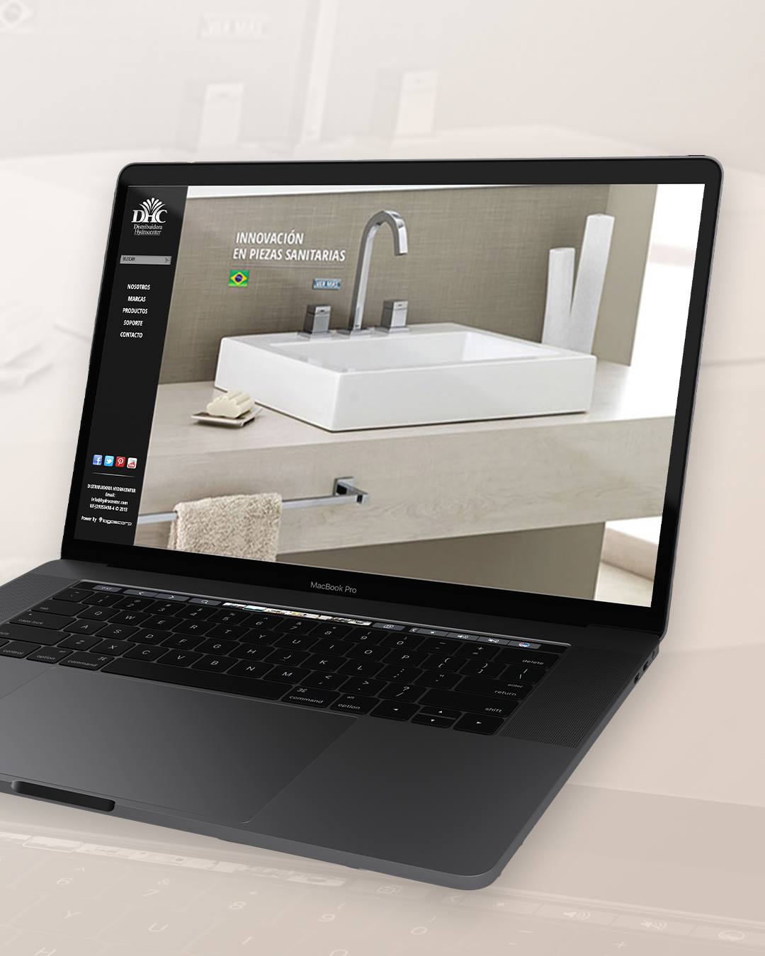 Distribuidora Hydracenter Panamá Website | LogosCorp