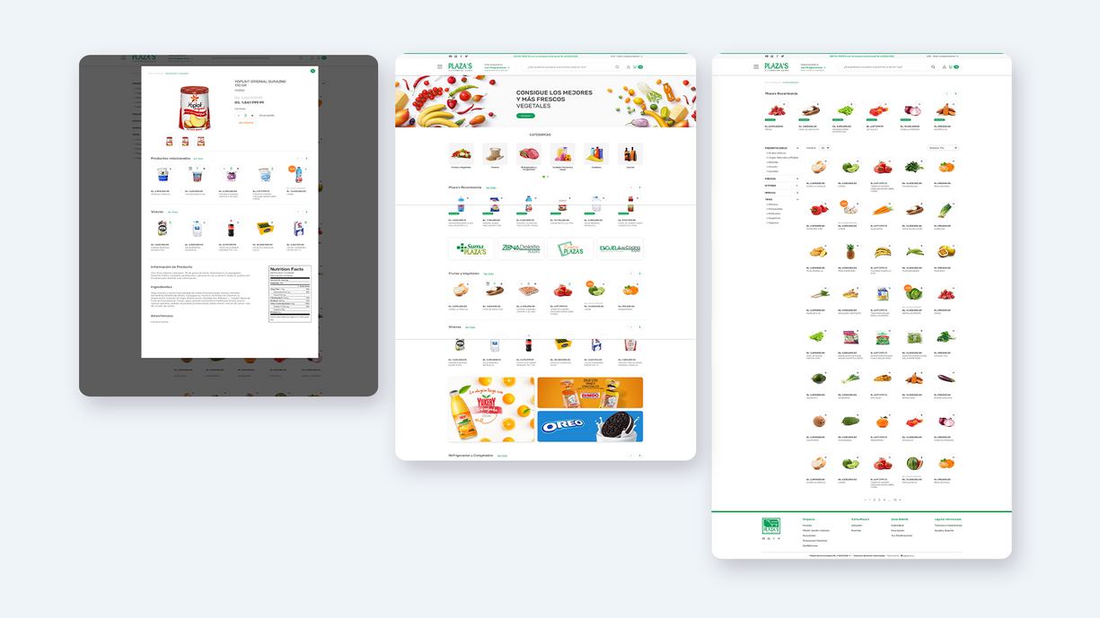 Plaza's Supermarkets eCommerce | LogosCorp