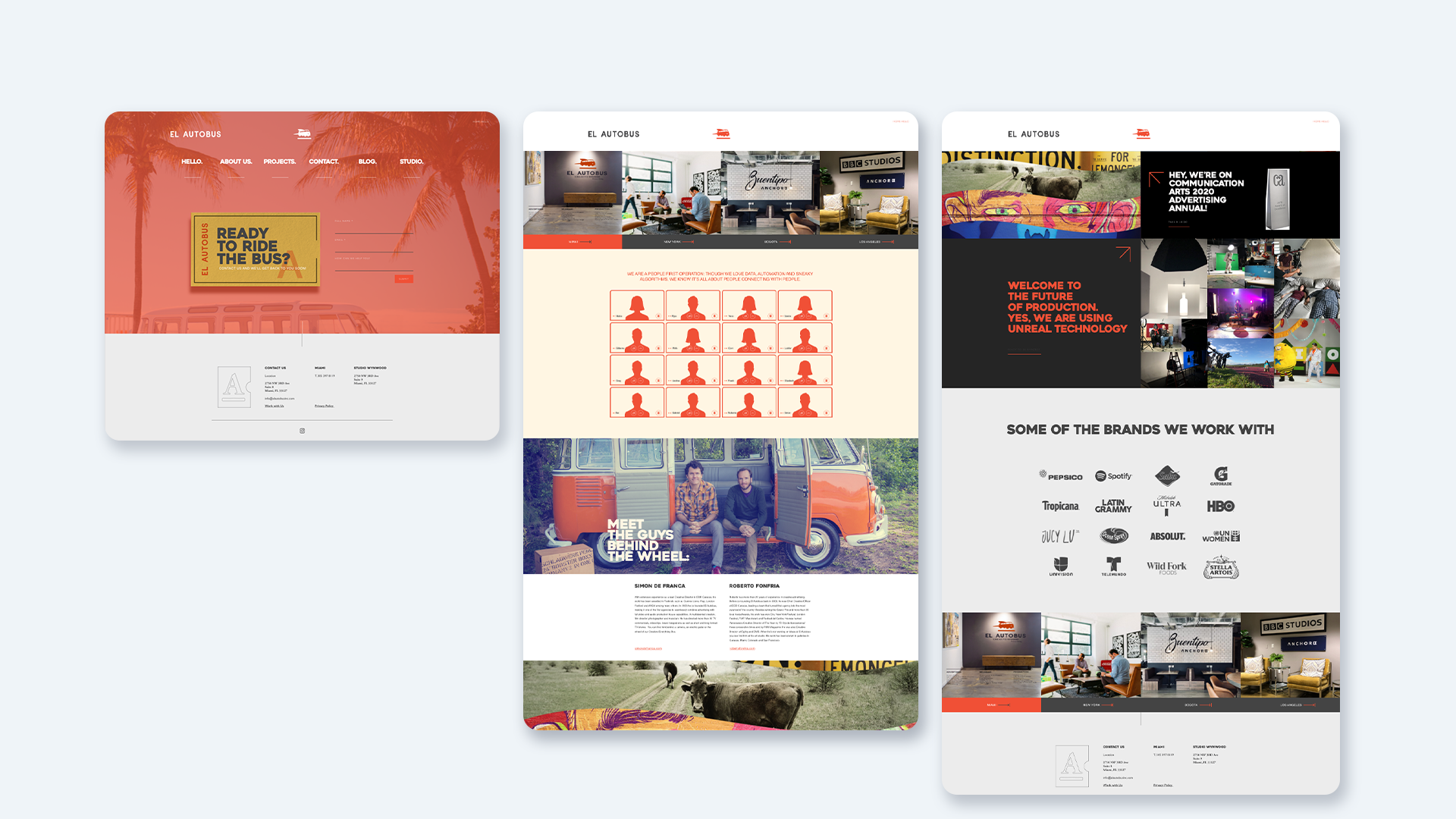 El Autobus Website Development | LogosCorp