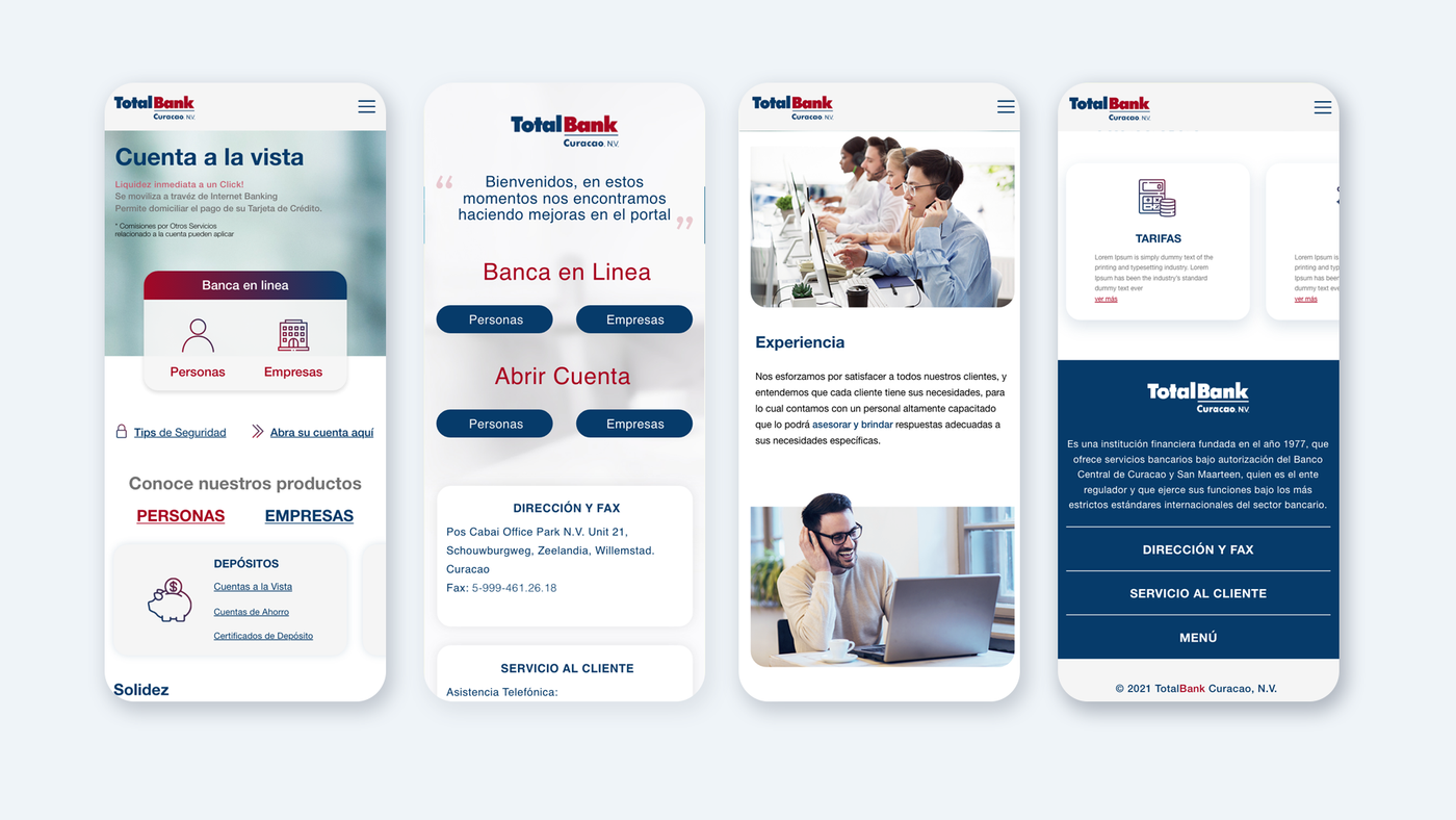 Total Bank Web Portal | LogosCorp