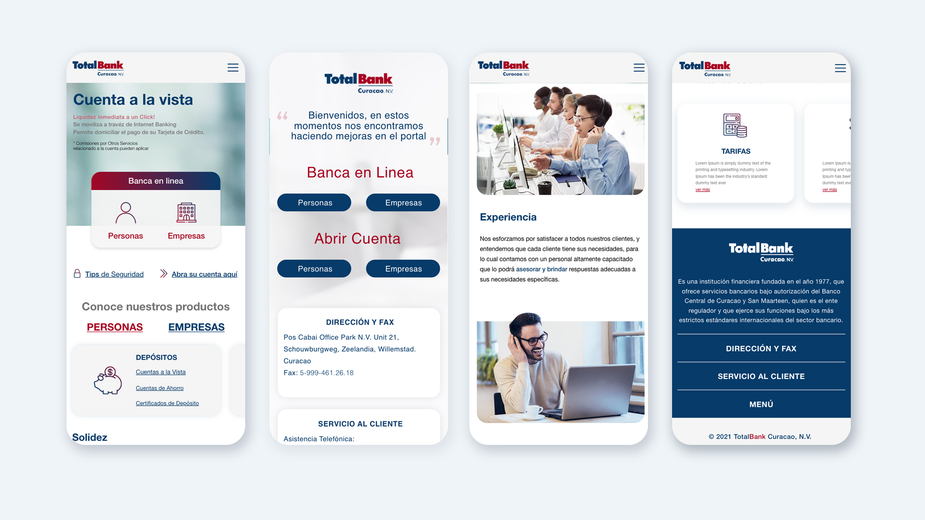 Total Bank Web Portal | LogosCorp