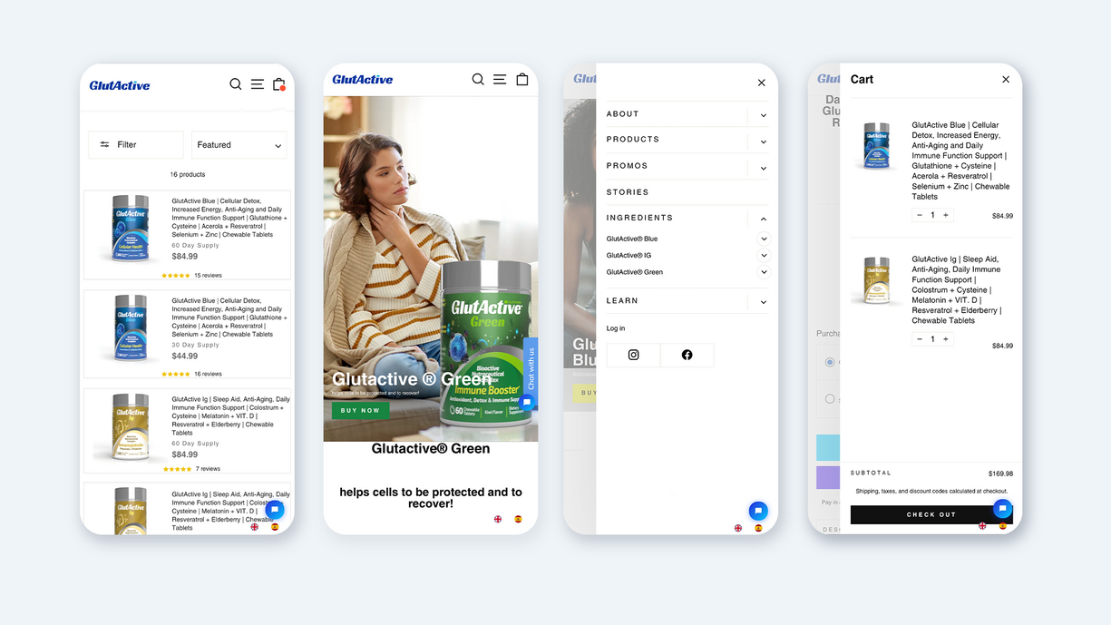 Glutactive eCommerce | LogosCorp