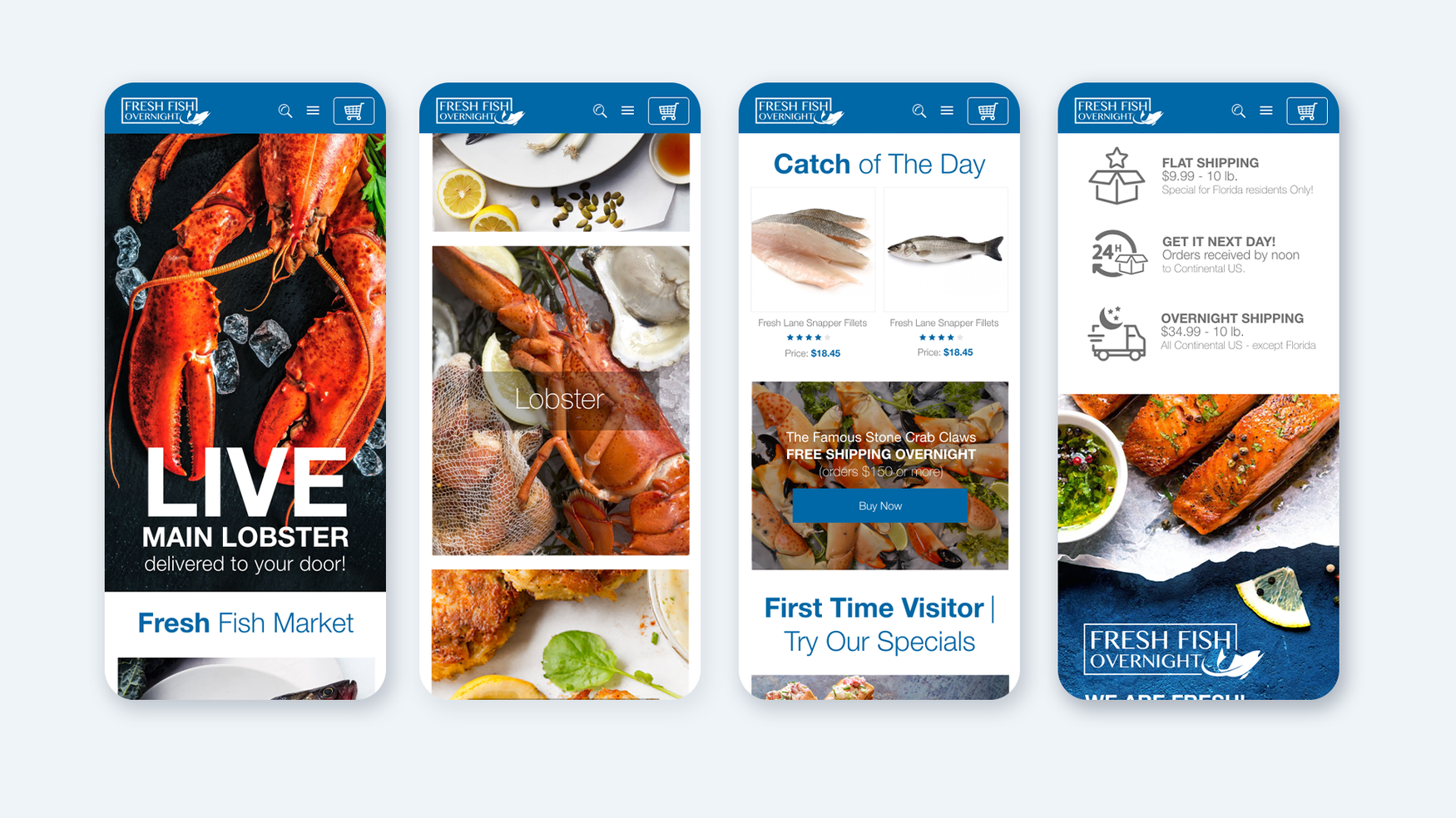 Fresh Fish Overnight eCommerce | LogosCorp