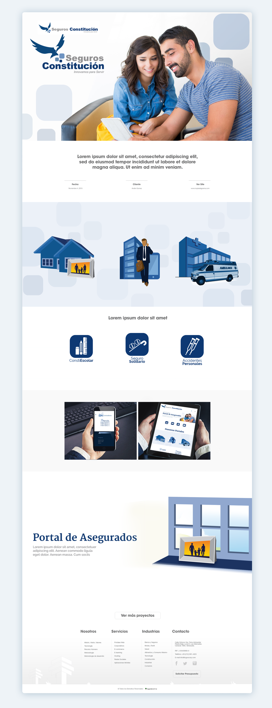 Constitution Insurance Web Portal | LogosCorp