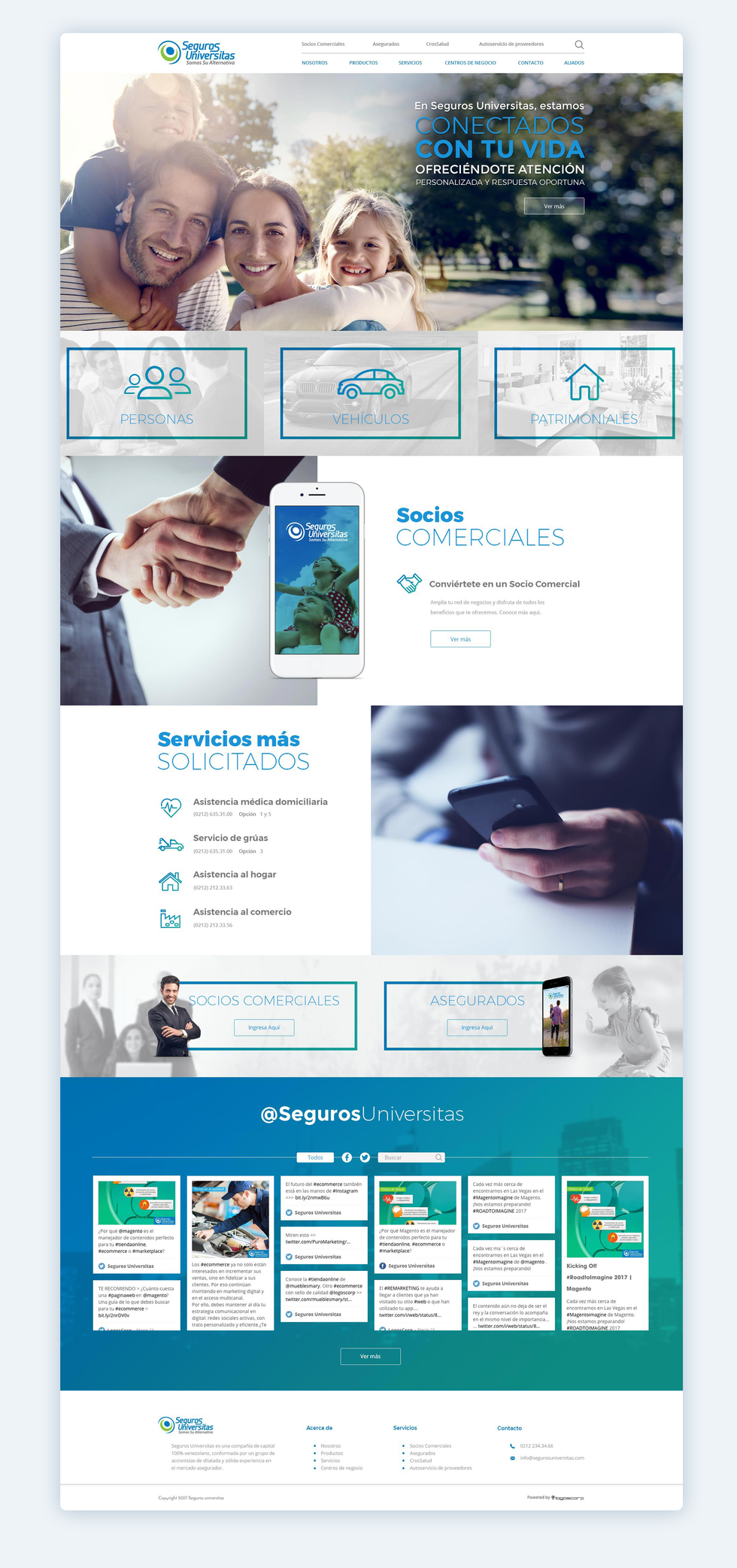 Universitas Insurance Web Portal | LogosCorp