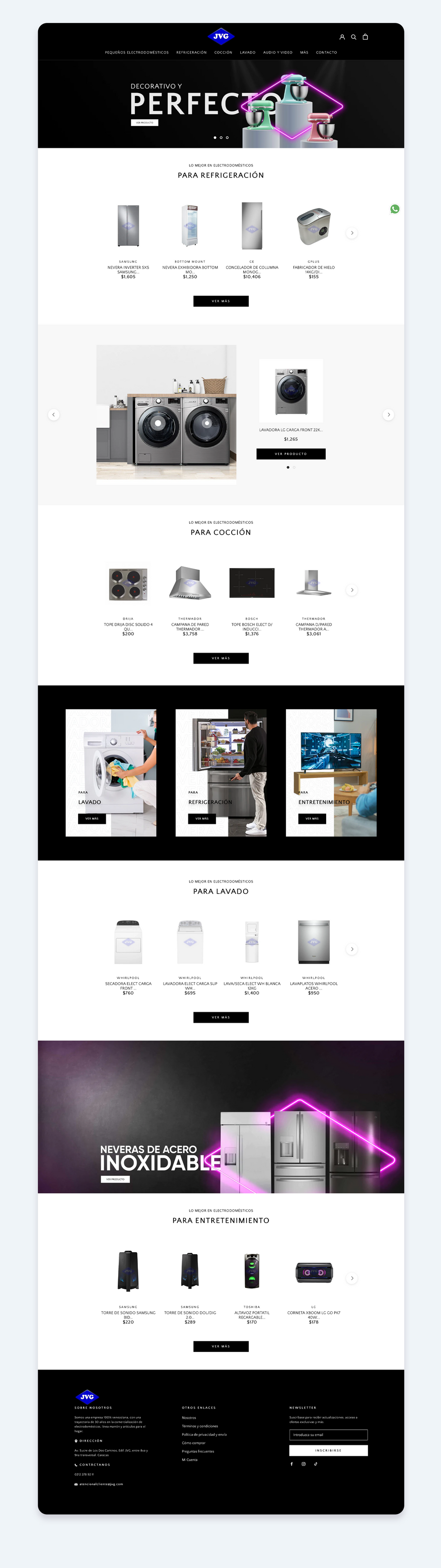 JVG Home eCommerce | LogosCorp