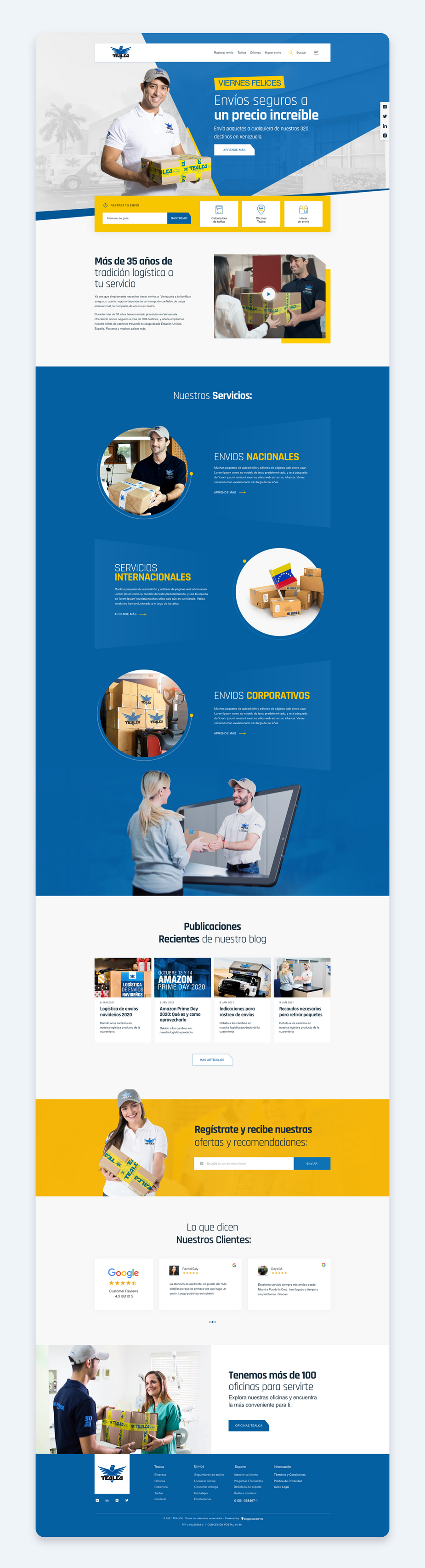 Tealca Portal Web | LogosCorp