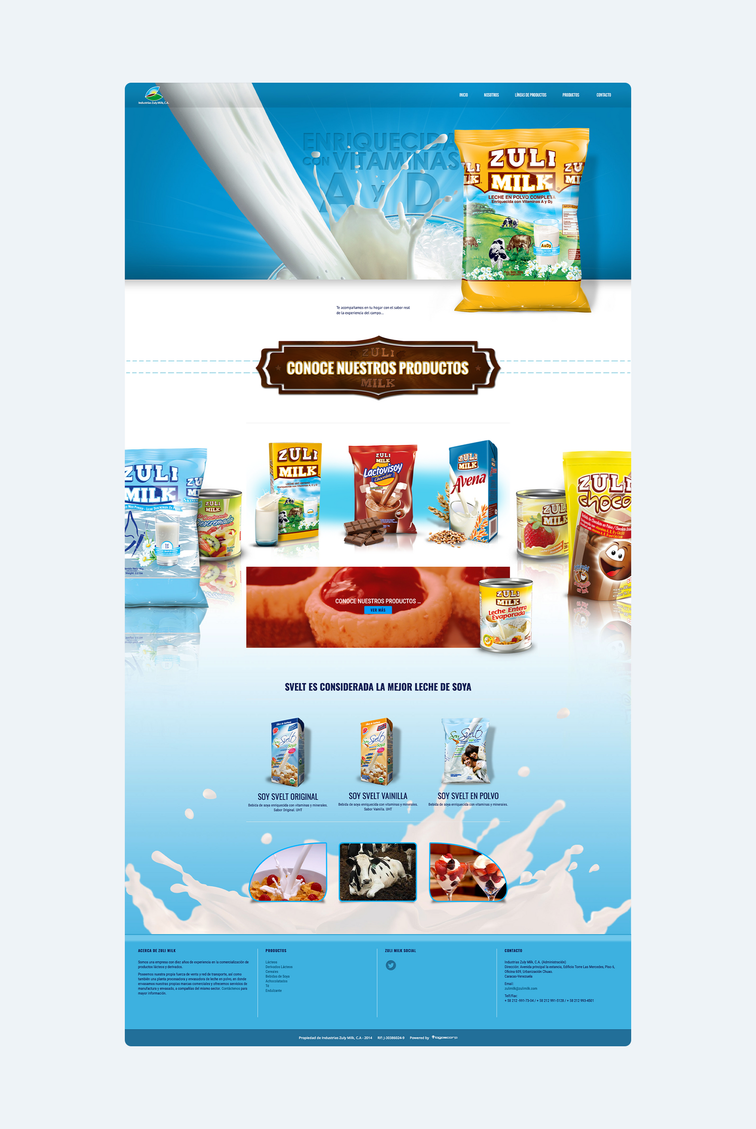 Zuli Milk Portal Web | LogosCorp