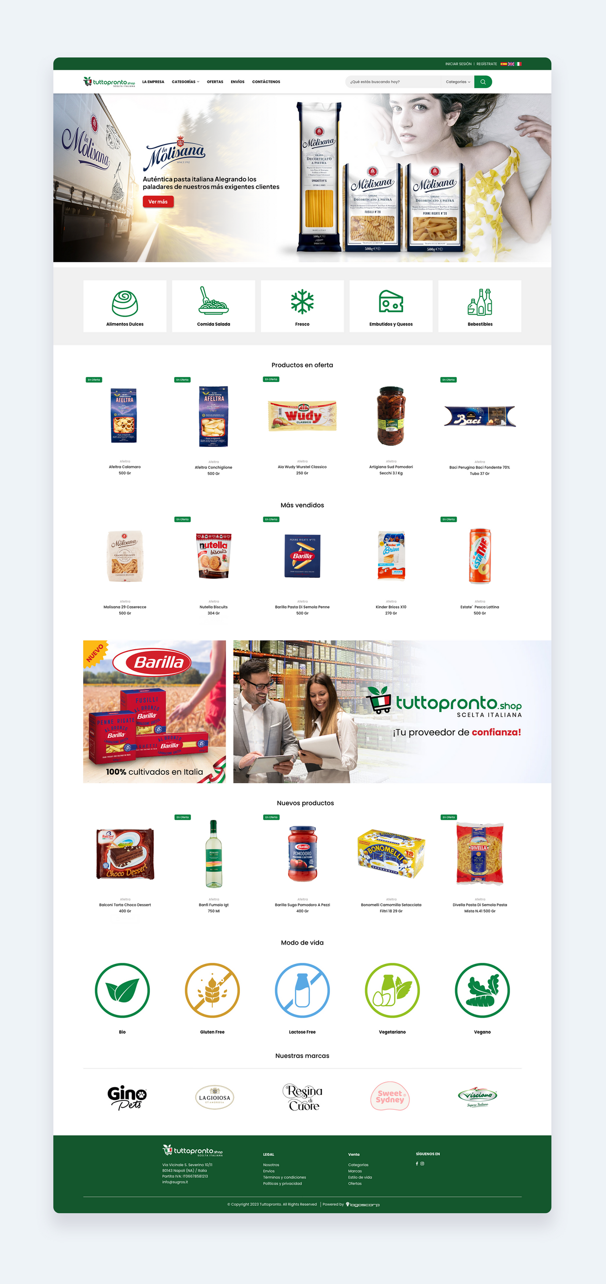 Tutto Pronto eCommerce | LogosCorp