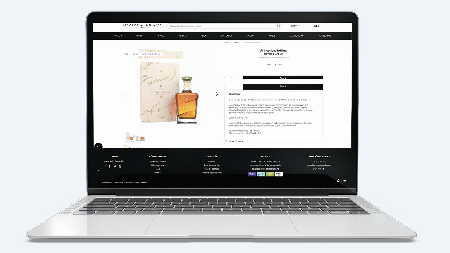 World Spirits eCommerce | LogosCorp