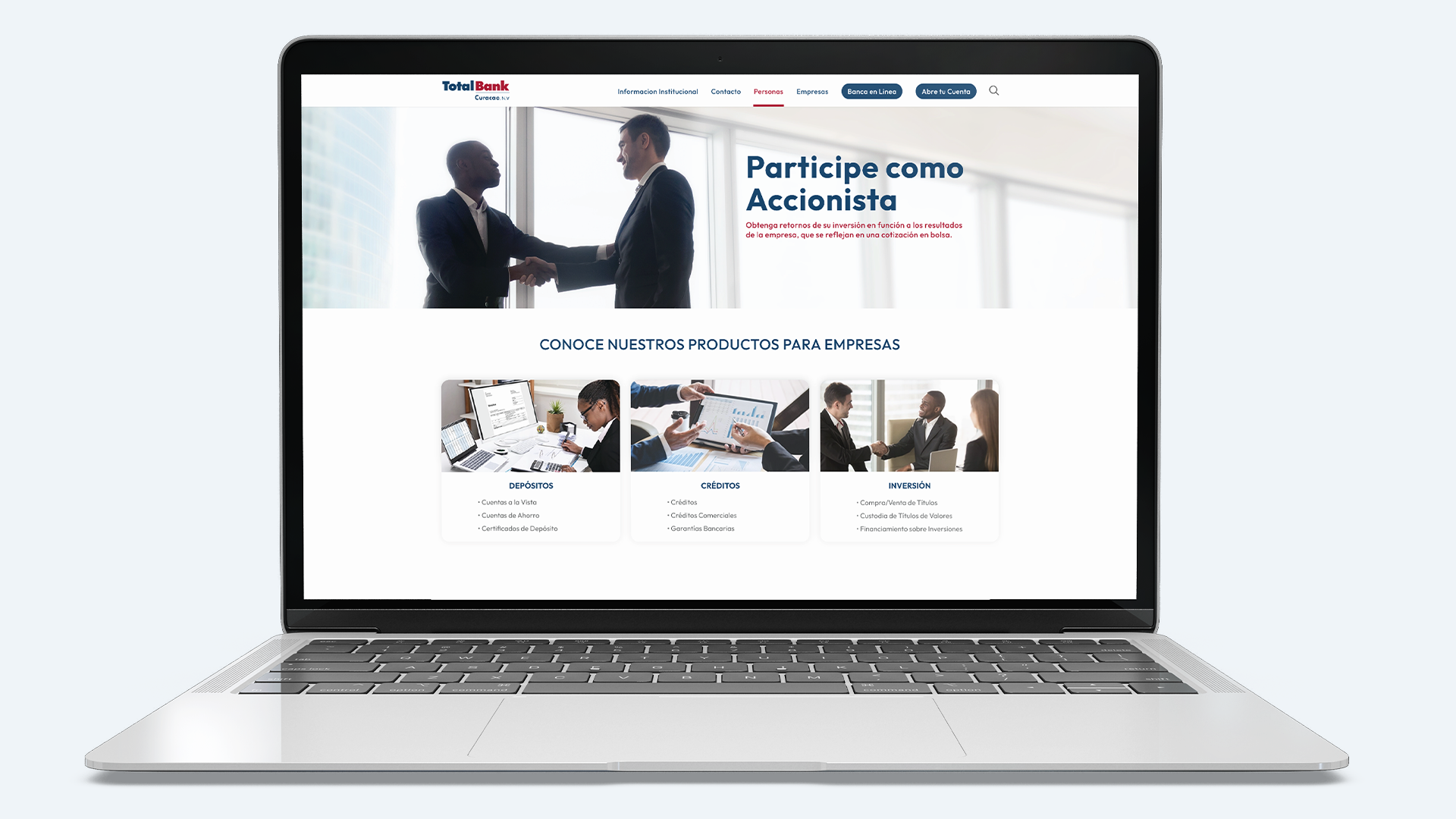 Total Bank Web Portal | LogosCorp