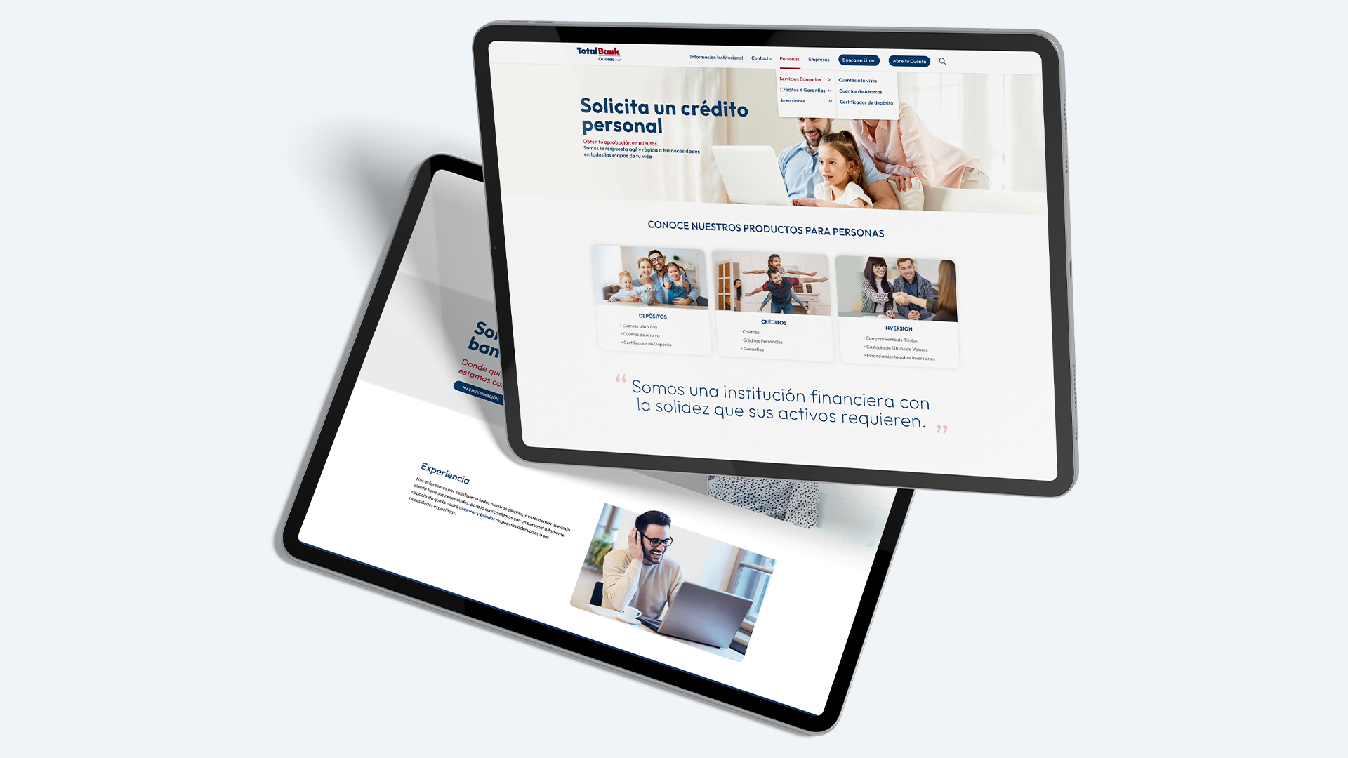 Total Bank Web Portal | LogosCorp